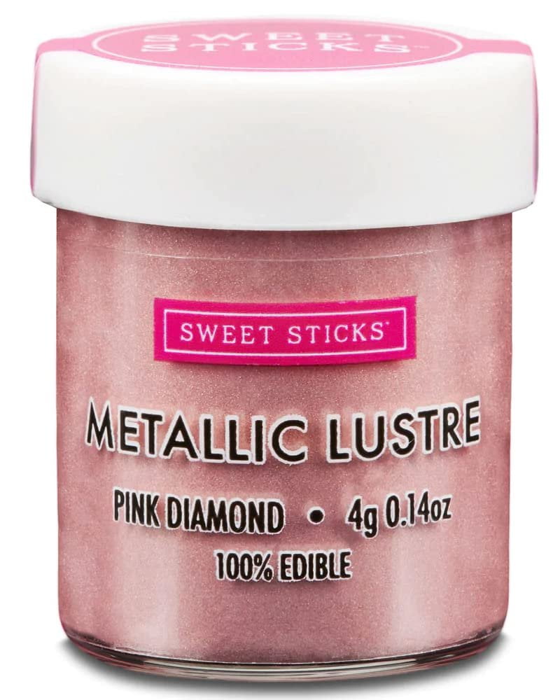 Sweet Sticks Metallic Luster Dust Color Powder, 4 Grams Pink Diamond ...
