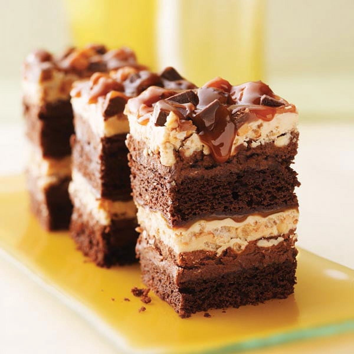 Sweet Street, Chocolate Peanut Butter Stack Dessert Bar, 2.63 lbs, (8 ...