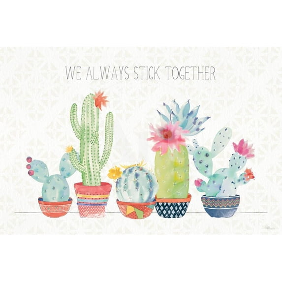 Sweet Succulents I, Botanical Unframed Art Print Wall Art by Pela ...