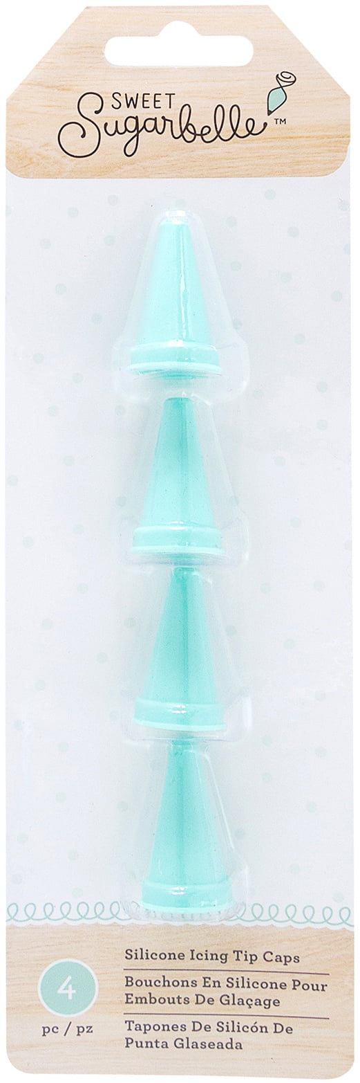 Sweet Sugarbelle Silicone Icing Tip Caps 4/Pkg, Frosting Tools ...