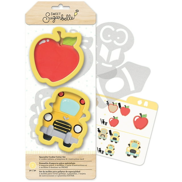Sweet Sugarbelle Specialty Back to School Cookie Cutter Set, 7-Pack ...