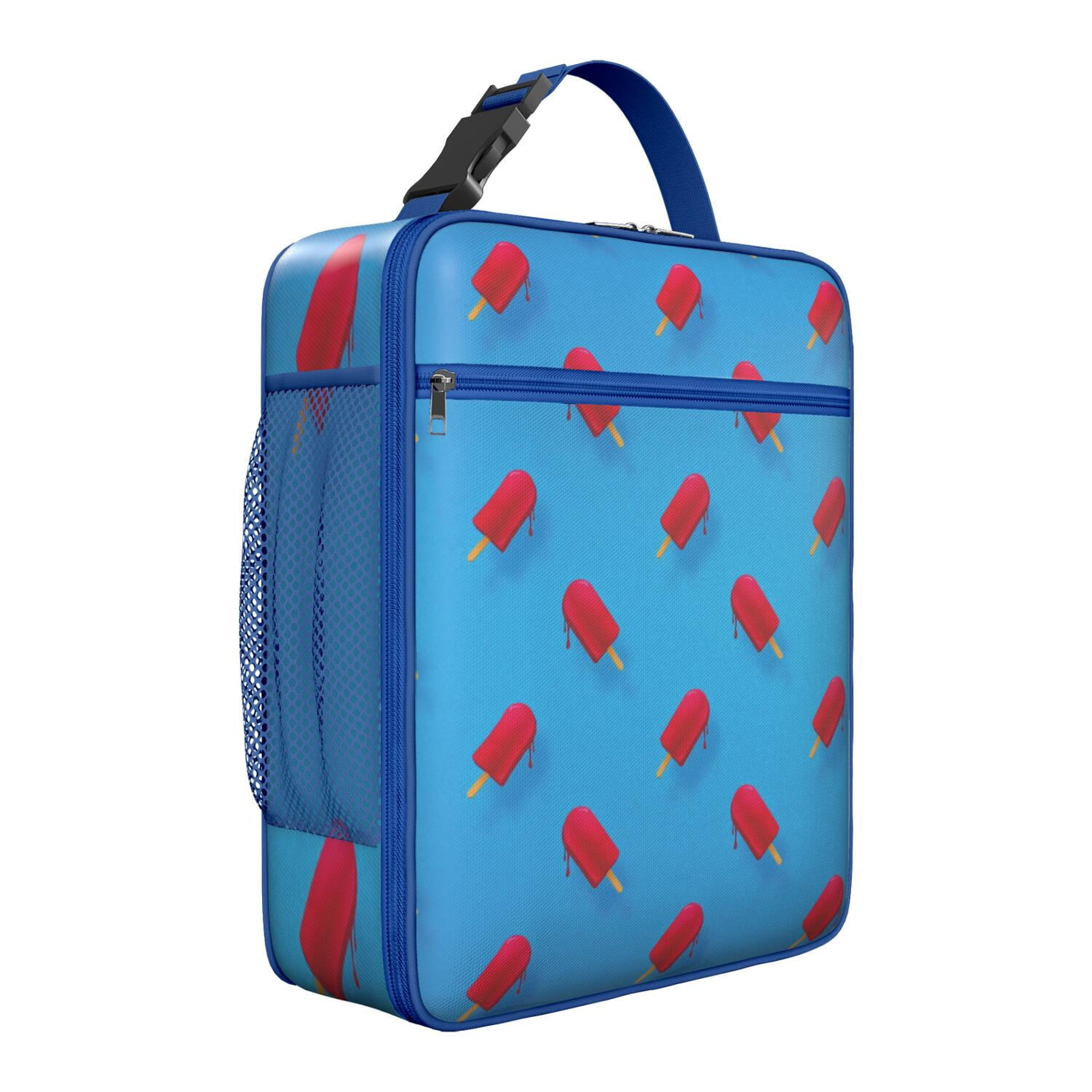Sweet Summer Ice Cream Print Lunch Bag – Colorful Dessert Food Pattern ...