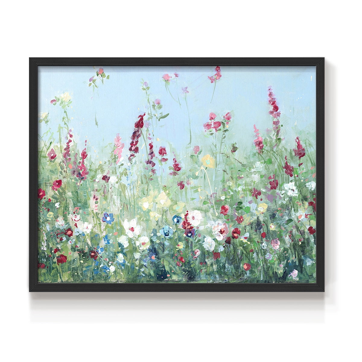 Sweet Summer Meadow by Sally Swatland - Restickable Framed Giclée Print - Walmart.com