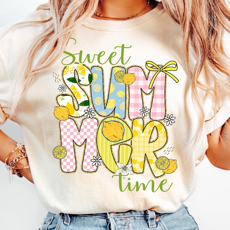 Sweet Summer Time Shirt, Trendy Summer Vibes Shirt, Lemon Summer Shirt ...