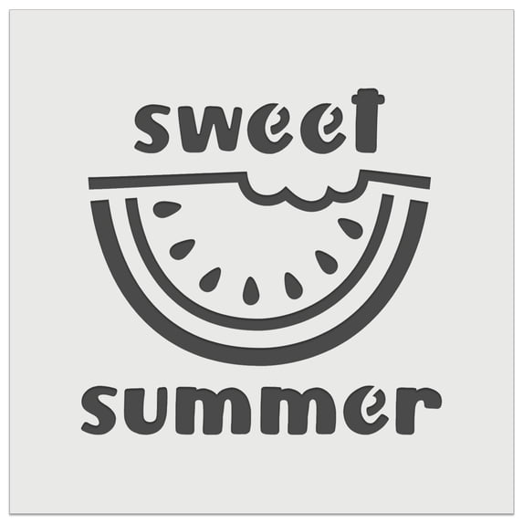 Sweet Summer Watermelon DIY Cookie Wall Craft Stencil - 5.5 Inch ...