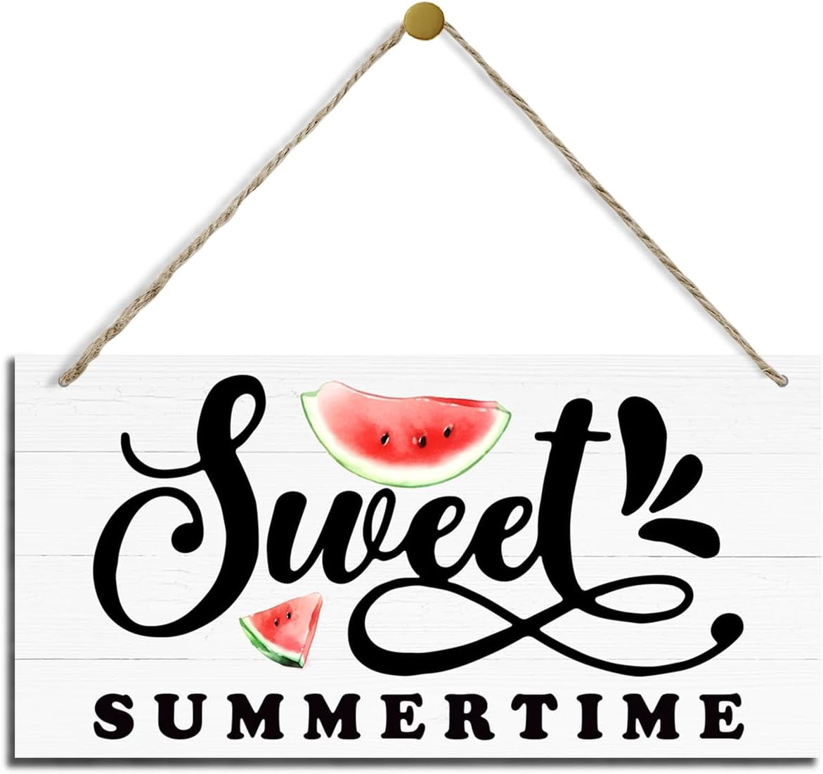 Sweet Summertime Sign Summer Decor Summer Watermelon Decor Decorative ...