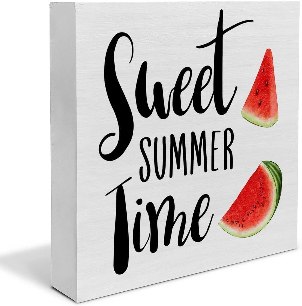 Sweet Summertime Wooden Box Sign Summer Watermelon Wood Box Sign Art ...