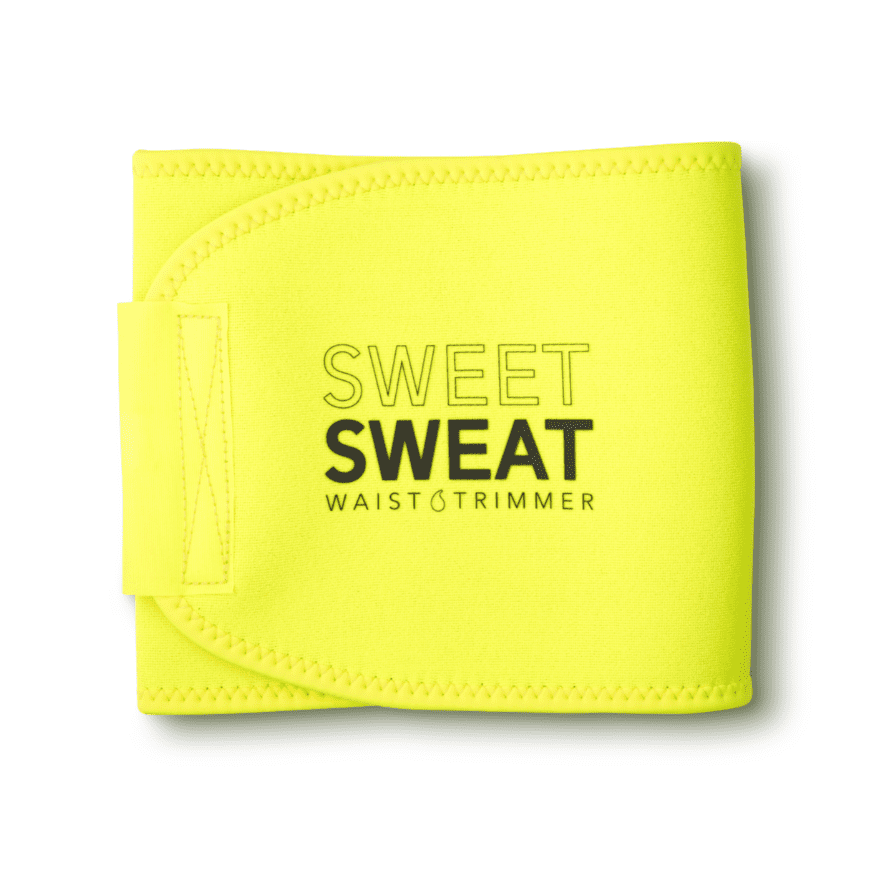 Sweet Sweat Waist Trimmer - Neon Yellow | Premium Waist Trainer Belt ...