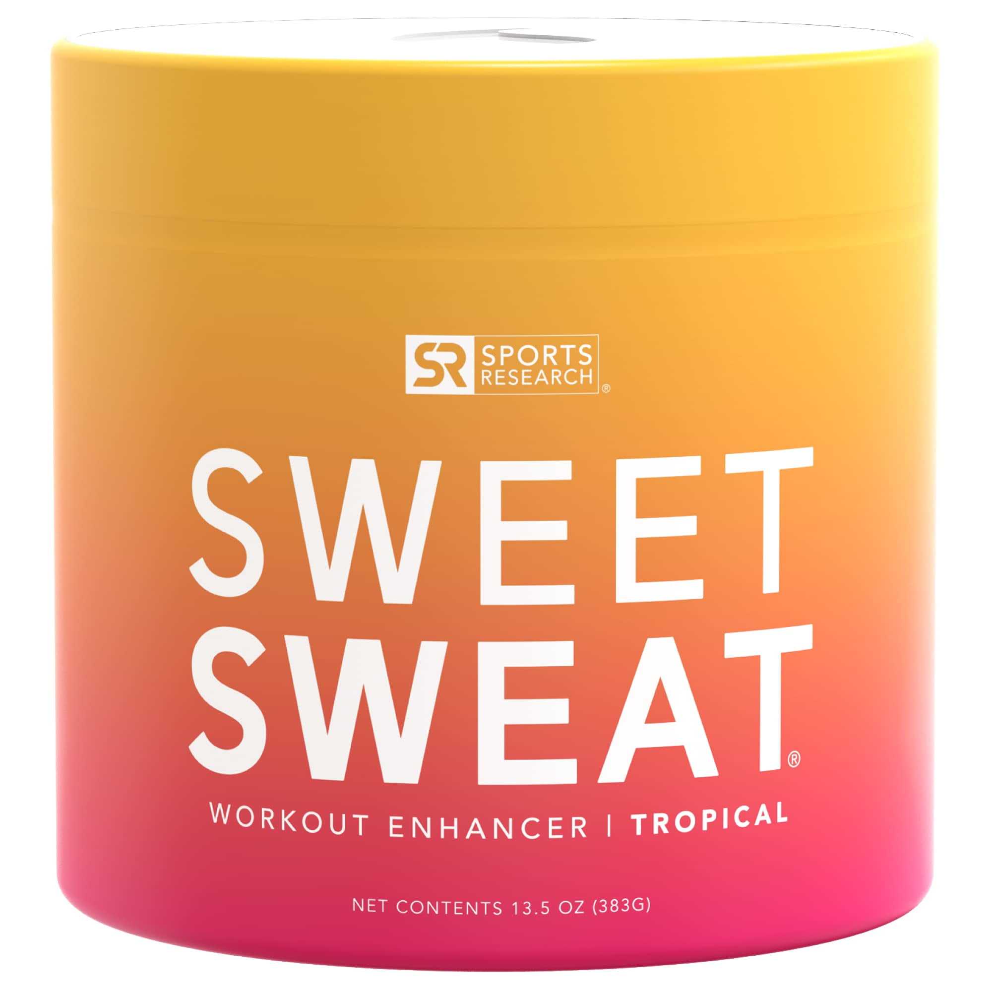 Sports Research Sweet Sweat Workout Enhancer, Tropical - 13.5oz Jar ...