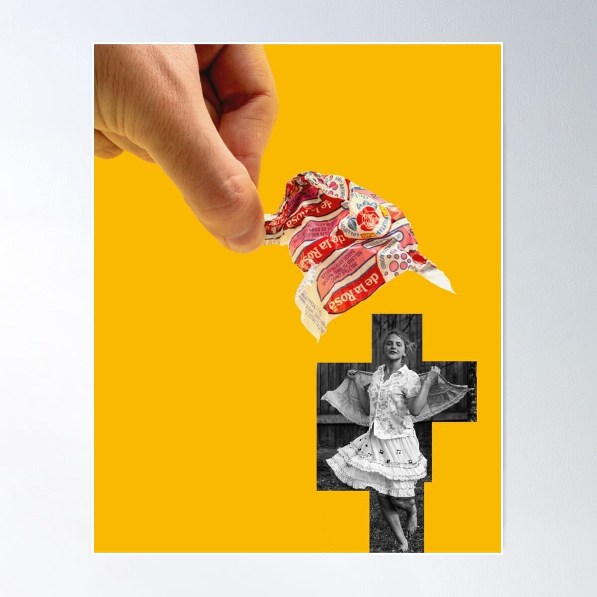Sweet Temptation Poster Wall Art, Modern Wall Decor For Living Room ...