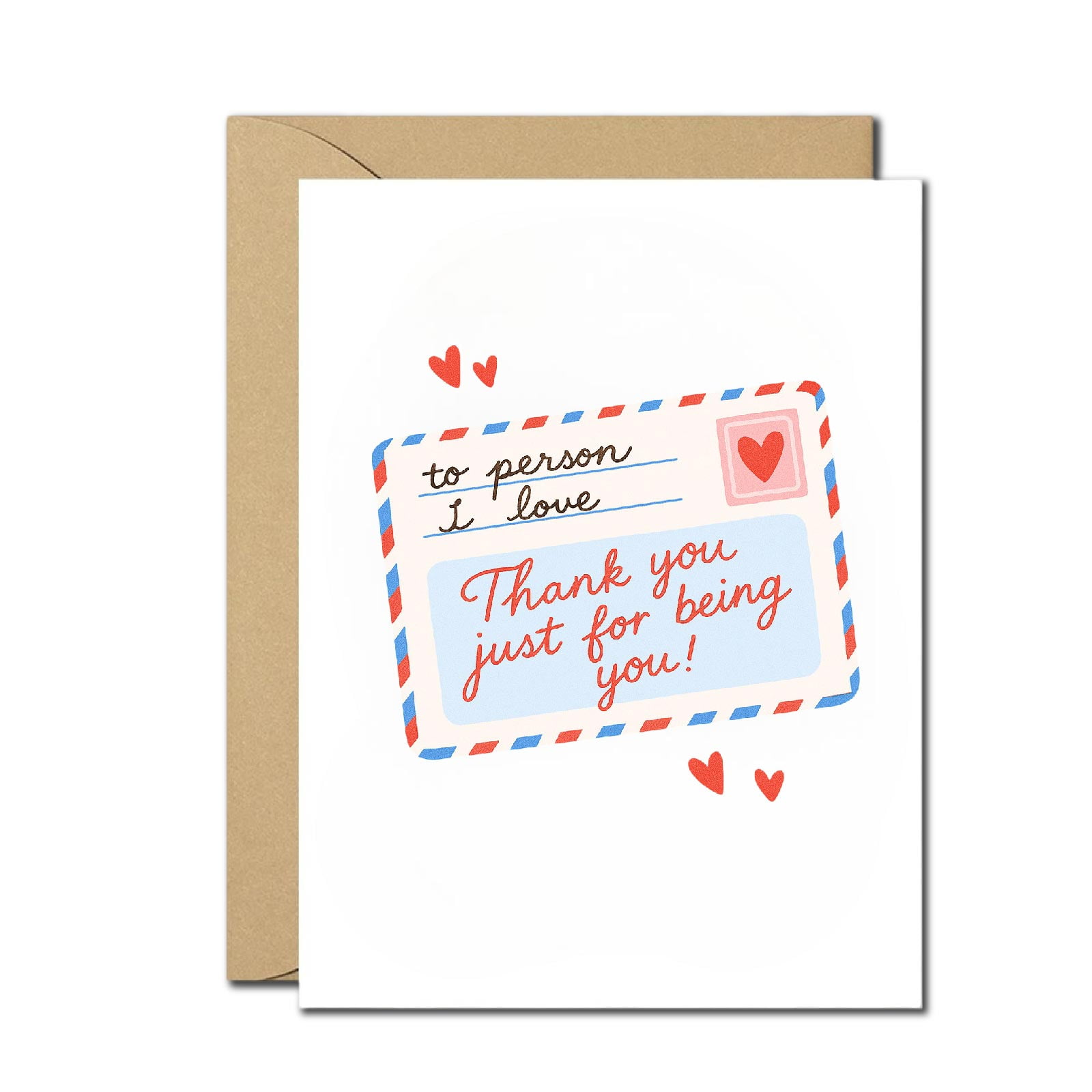Sweet Thank You Love Greeting Card – Thank You Just for Being You ...