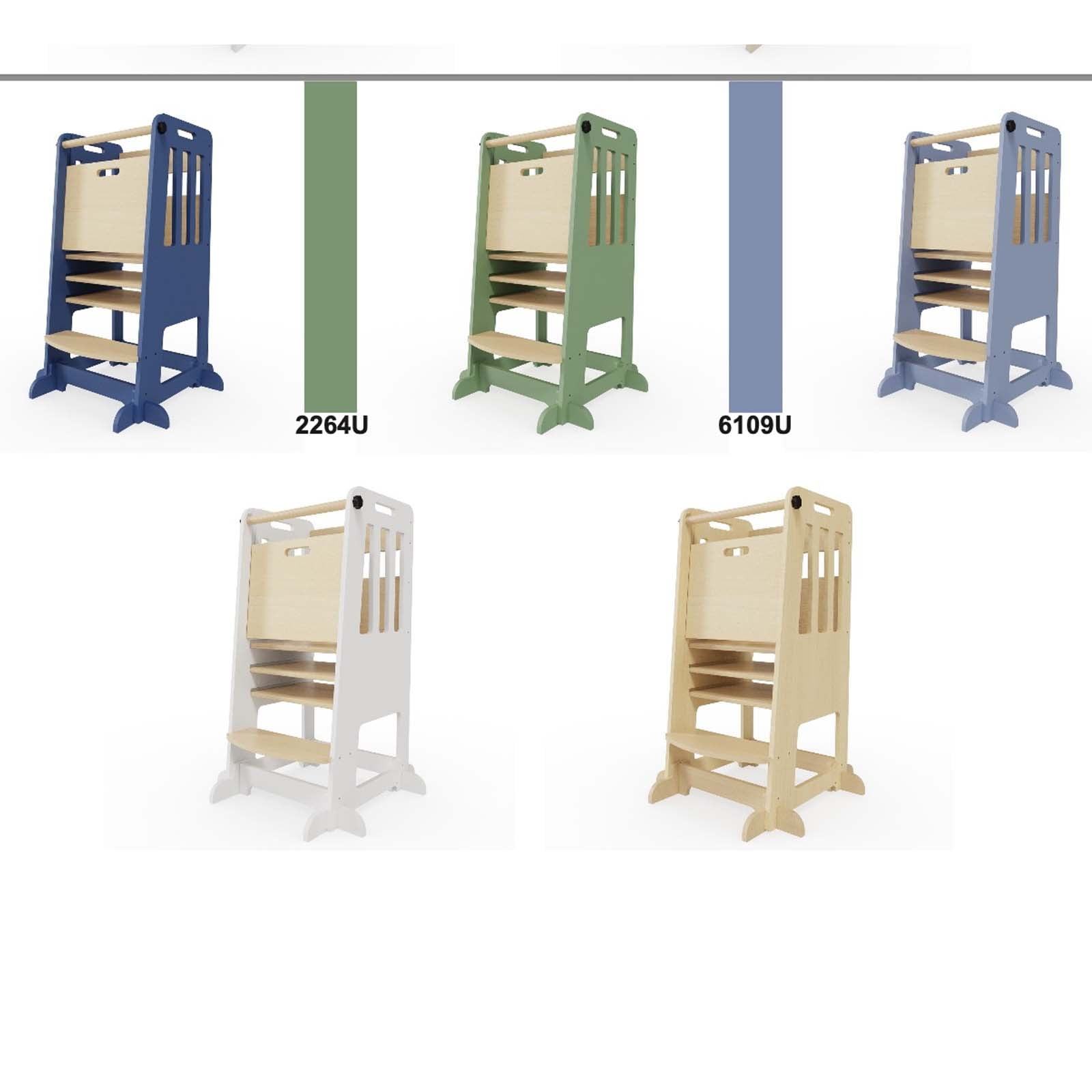 Sweet Time Kitchen Toddlers Step Stool, Montessori Kids Learning Stool ...