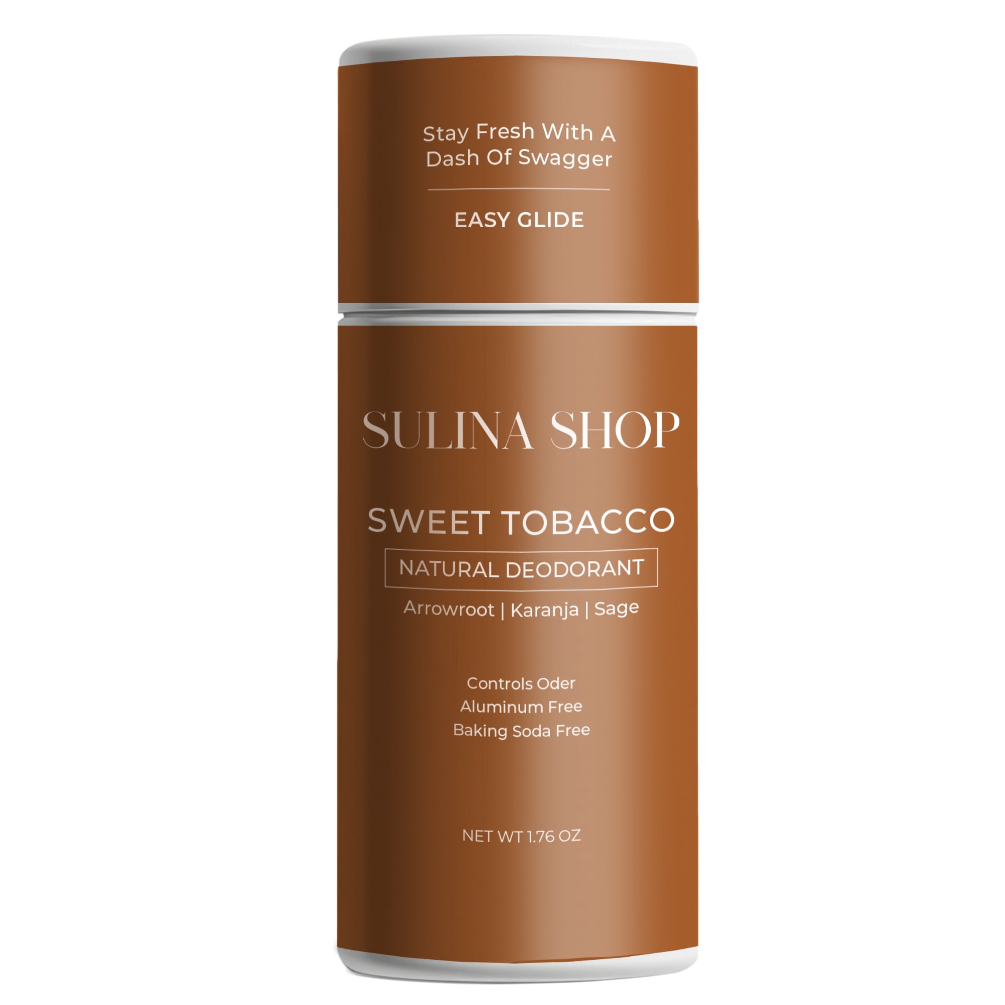 Sweet Tobacco Natural Deodorant, No Aluminum and No Baking Soda ...