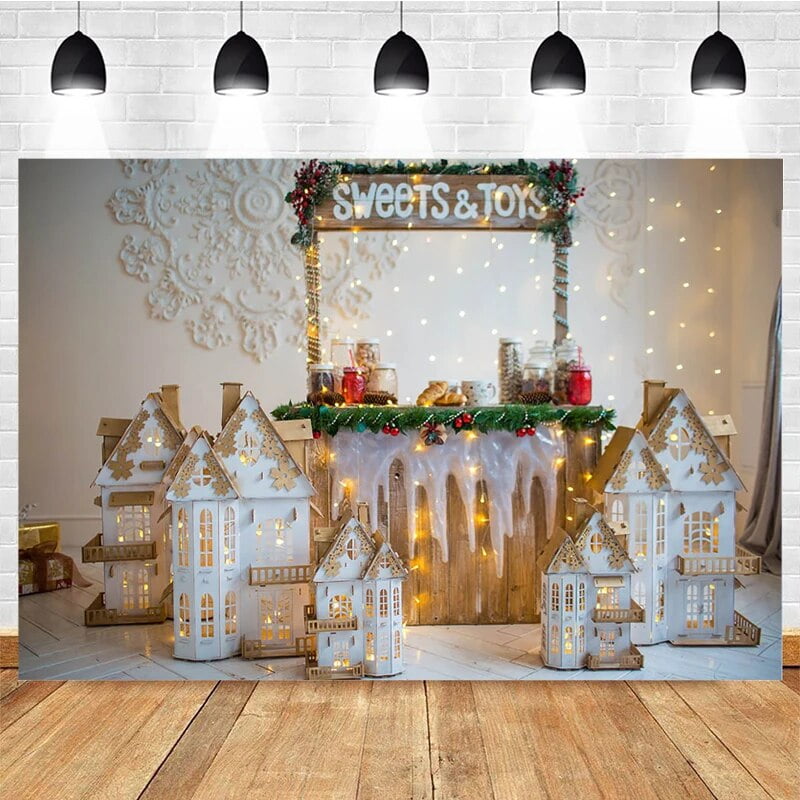 Sweet Toy Photography Background Model House Dessert Decoration Props ...