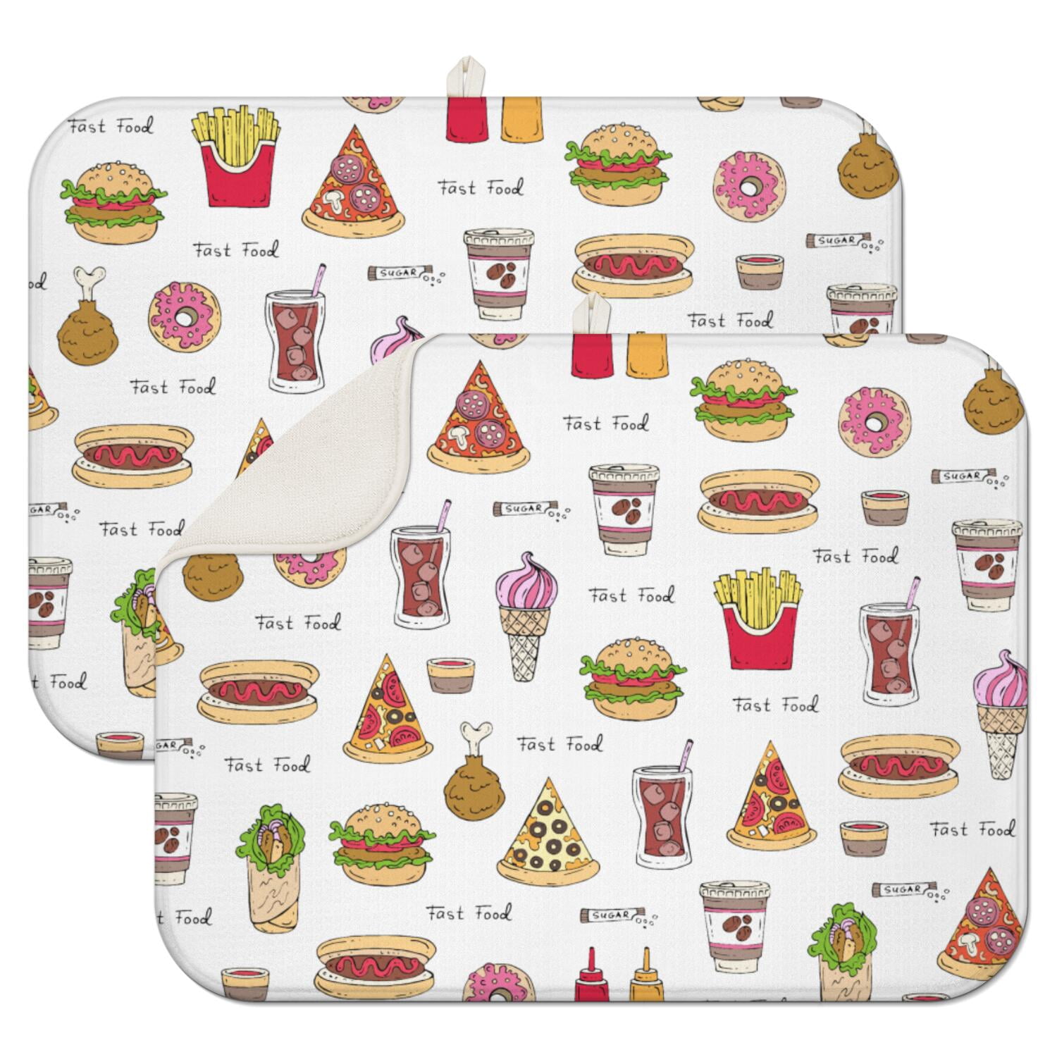 Sweet Treats Coffee Mat – Ultra Absorbent Microfiber Spill Mat with ...