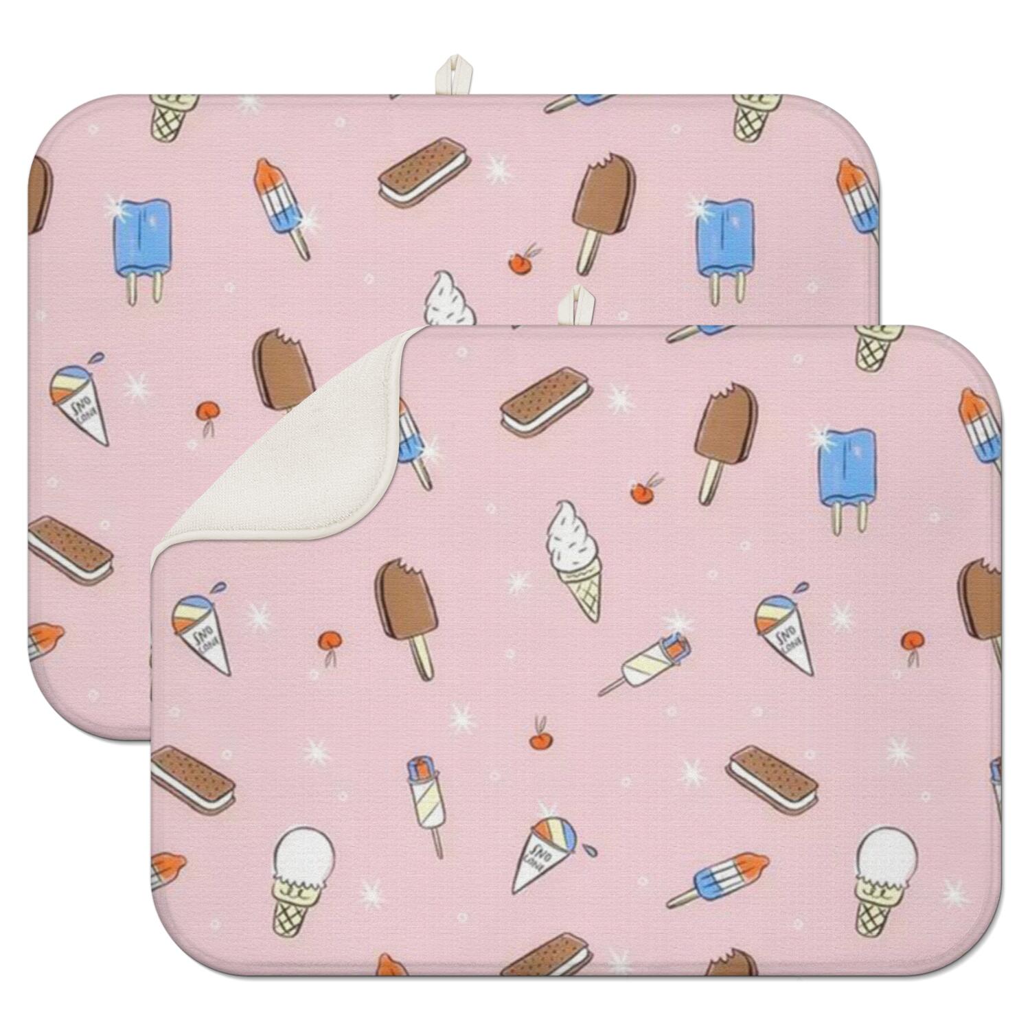 Sweet Treats Coffee Mat – Ultra Absorbent Microfiber Spill Mat with ...