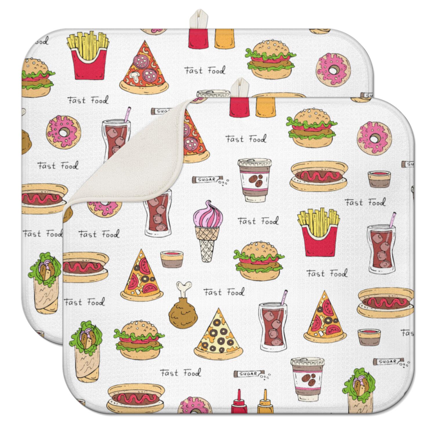 Sweet Treats Coffee Mat – Ultra Absorbent Microfiber Spill Mat with ...