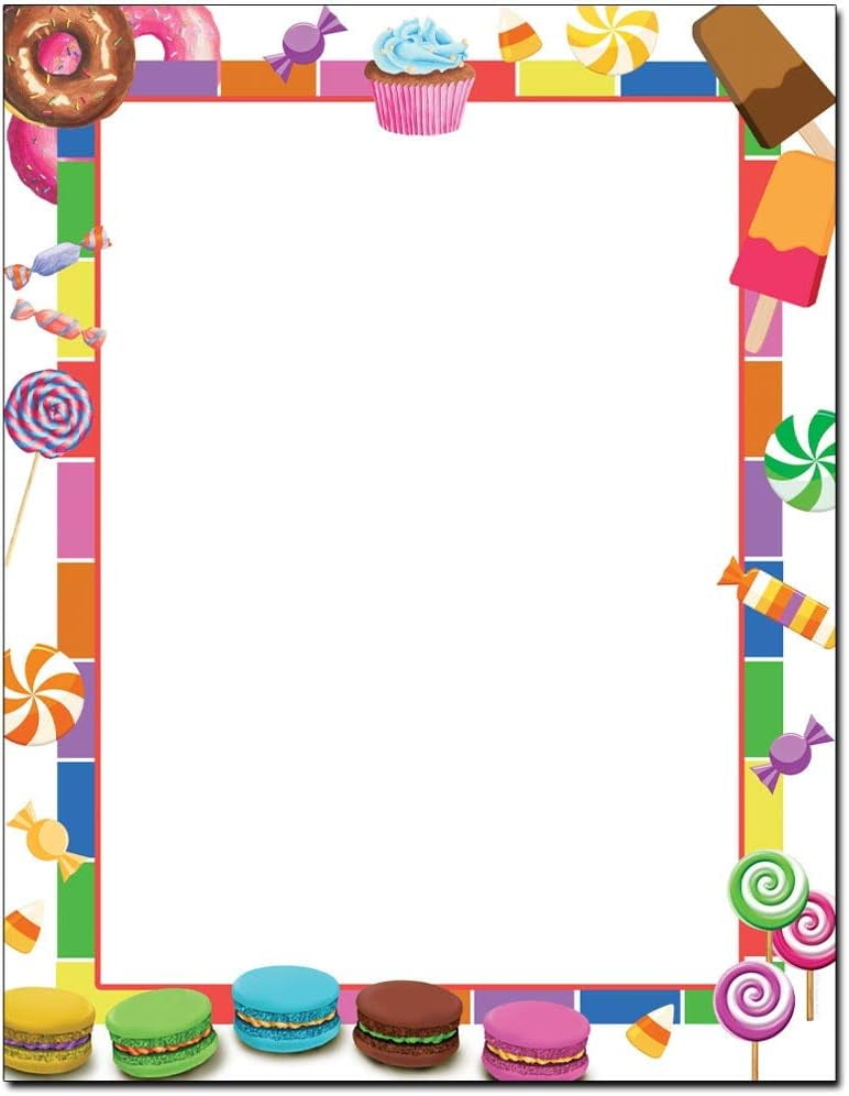 Sweet Treats Letterhead Laser & Inkjet Printer Paper (25 Sheets ...