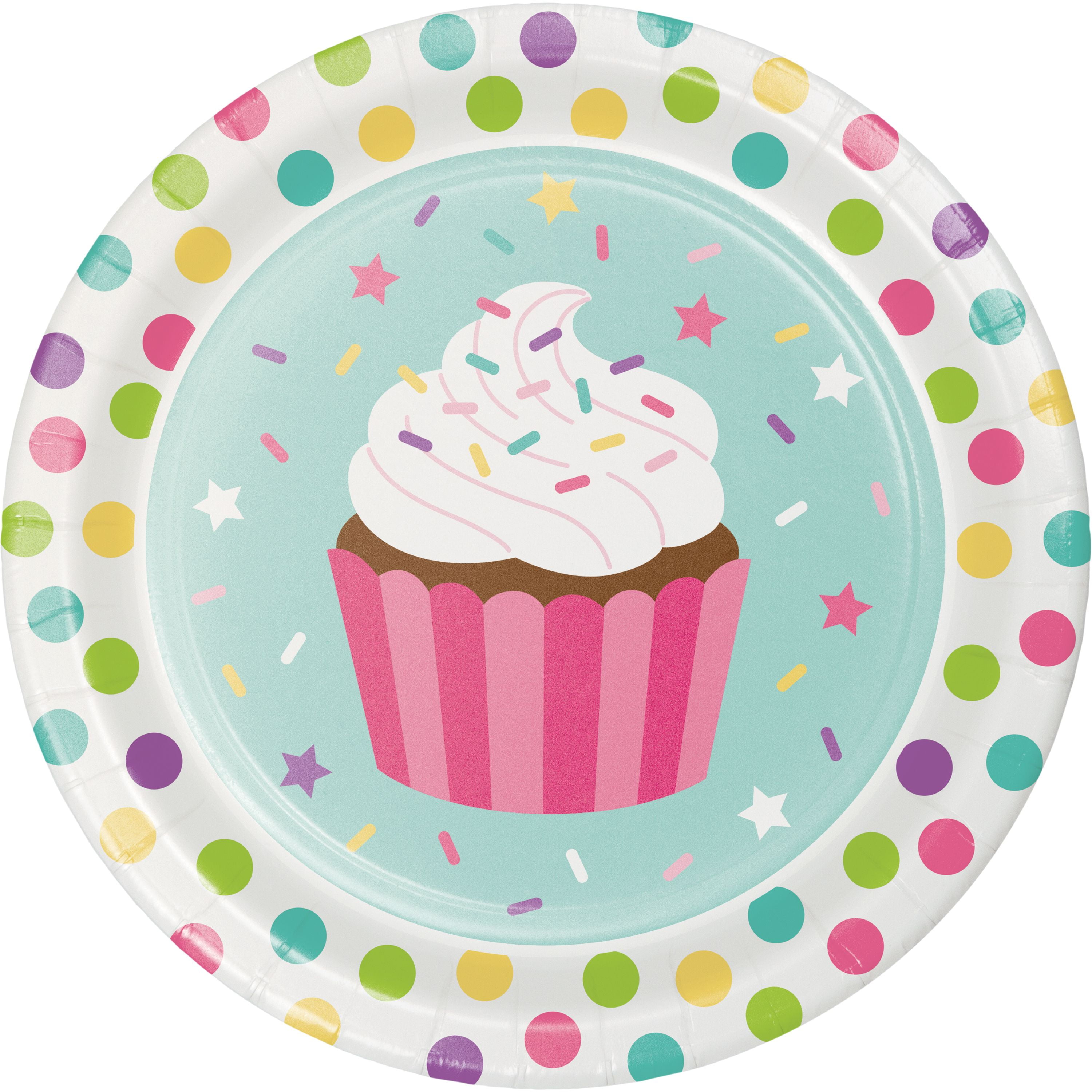 Sweet Treats Paper Plates - Walmart.com