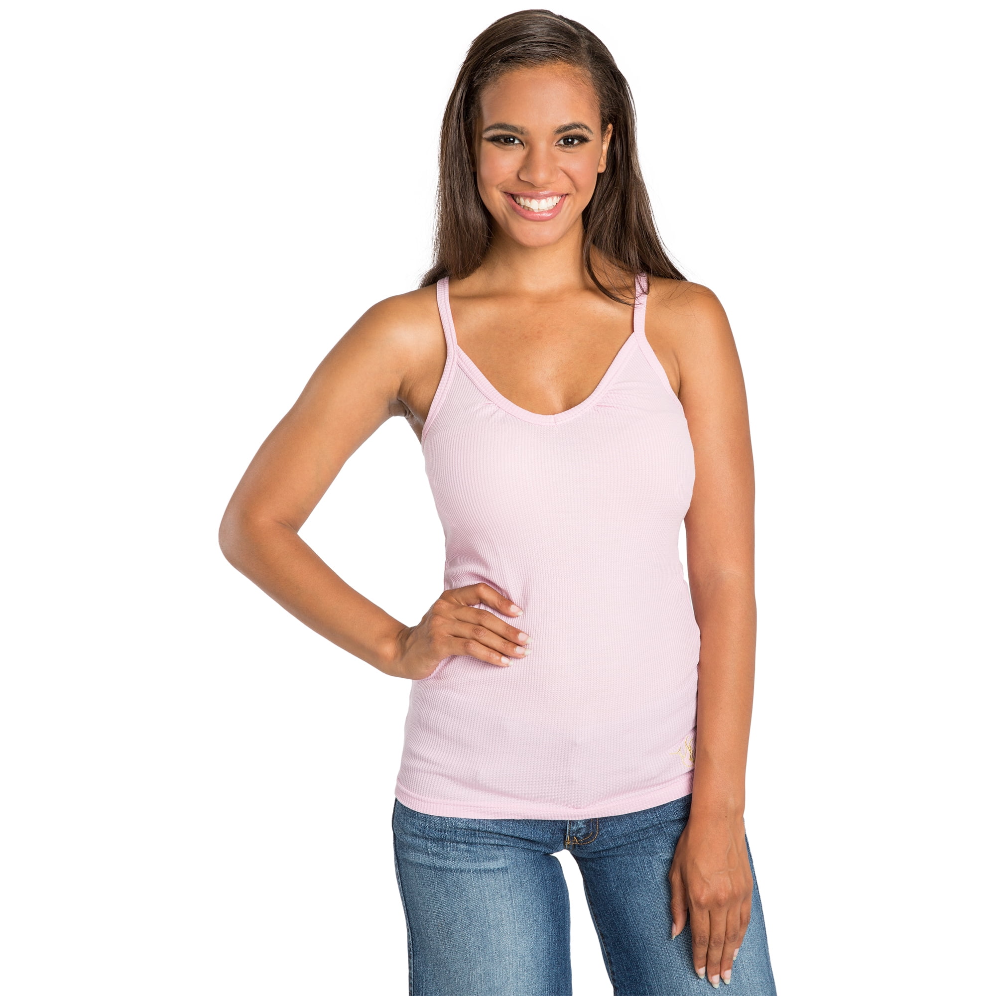 Sweet Vibes Women Stretch Thermal Tank Tops Sweetheart Camisole Baby ...