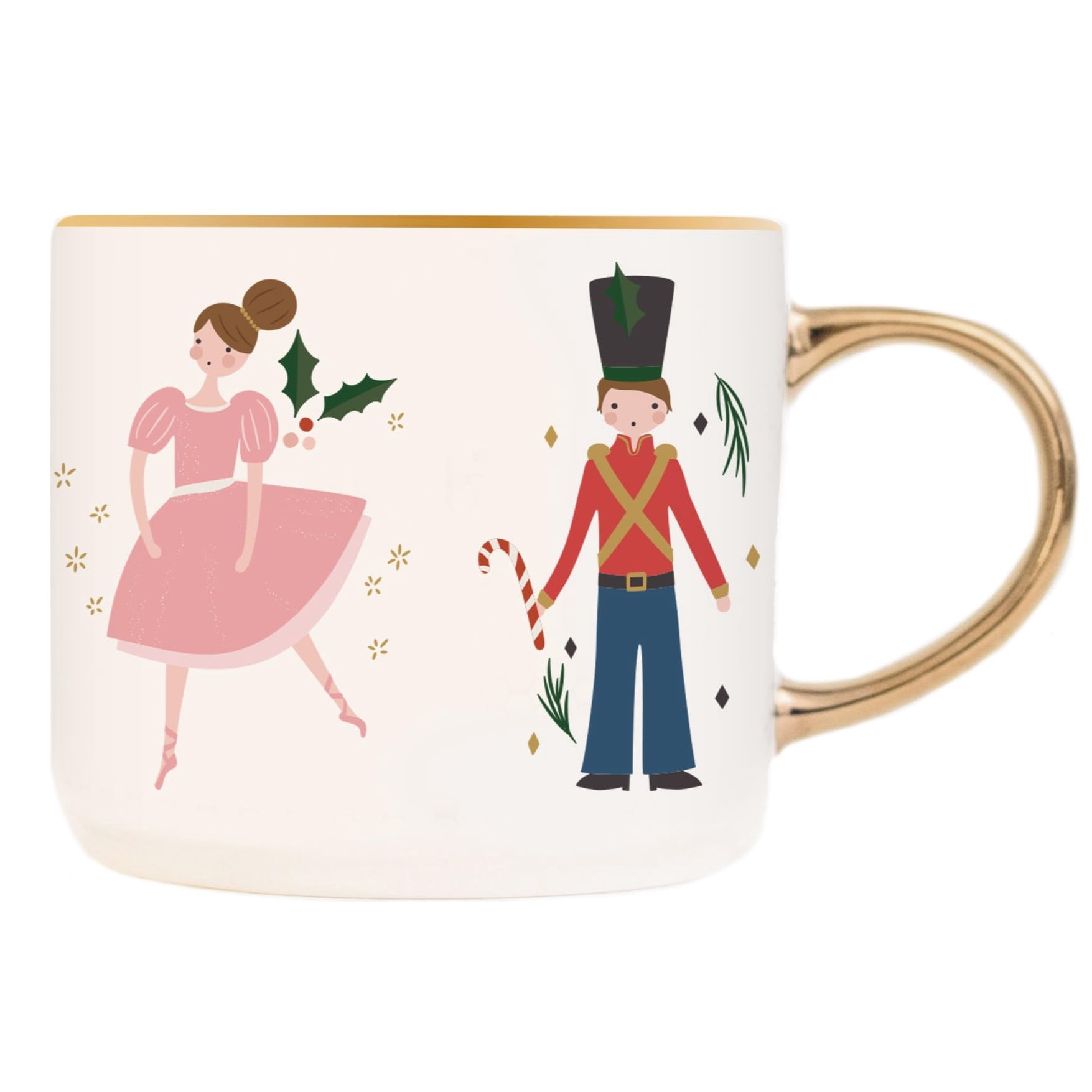 Sweet Water Decor Nutcracker Christmas Coffee Mugs - 17 Oz Christmas ...