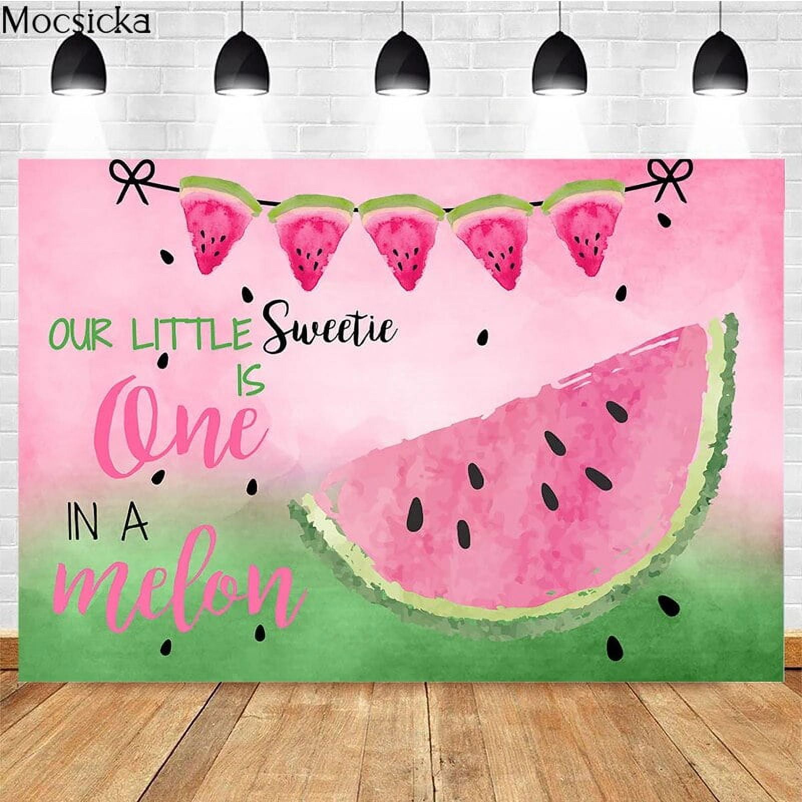 Sweet Watermelon Photography Background Watermelon Scissors Decoration ...