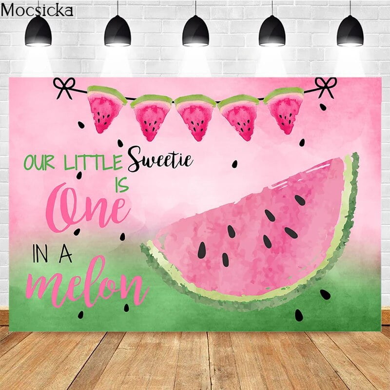 Sweet Watermelon Photography Background Watermelon Scissors Decoration ...