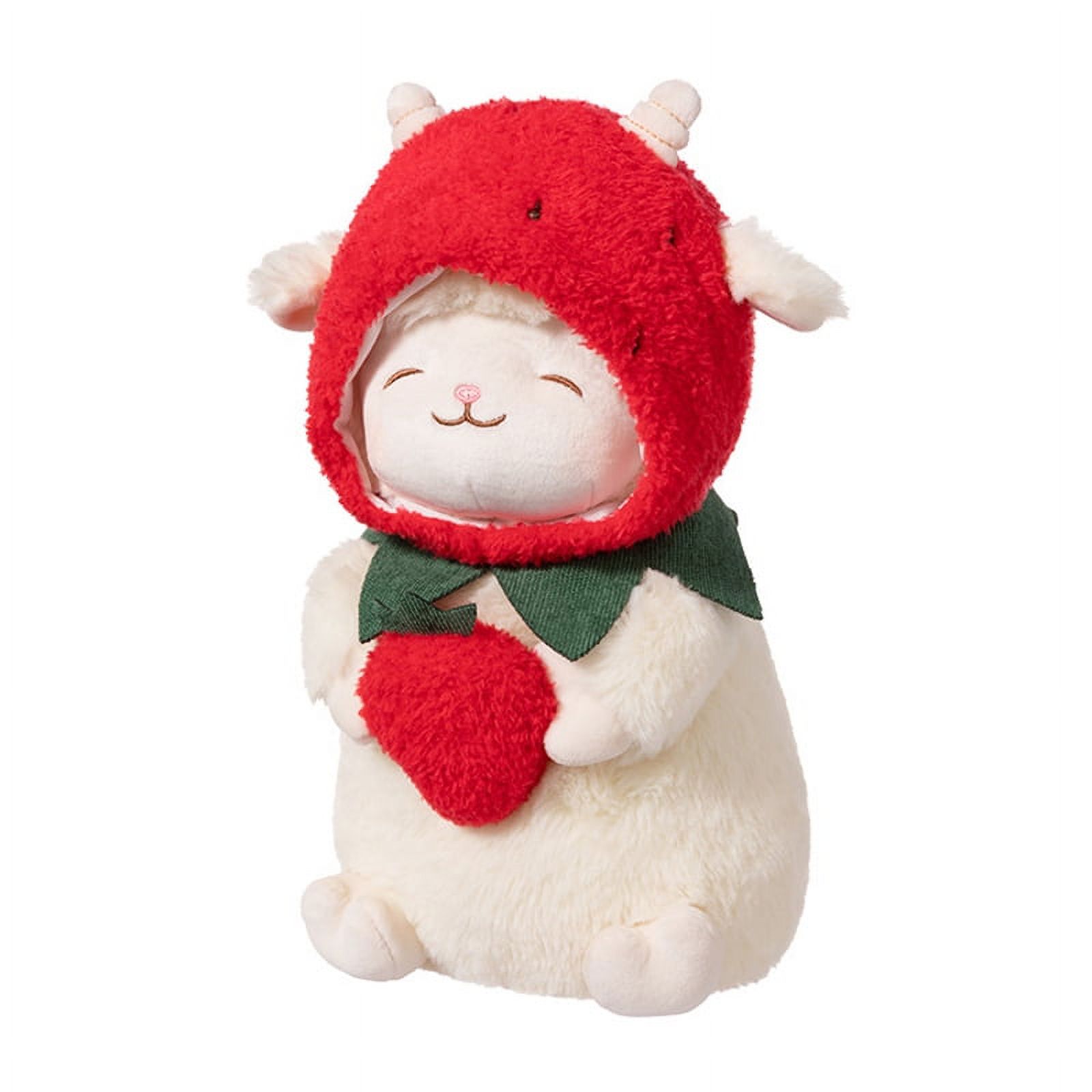 Sweet White Sheep Lam Hold Soft Stuffed Hug Doll Plush Toy Lamb Standing Figure Kid Girl ...