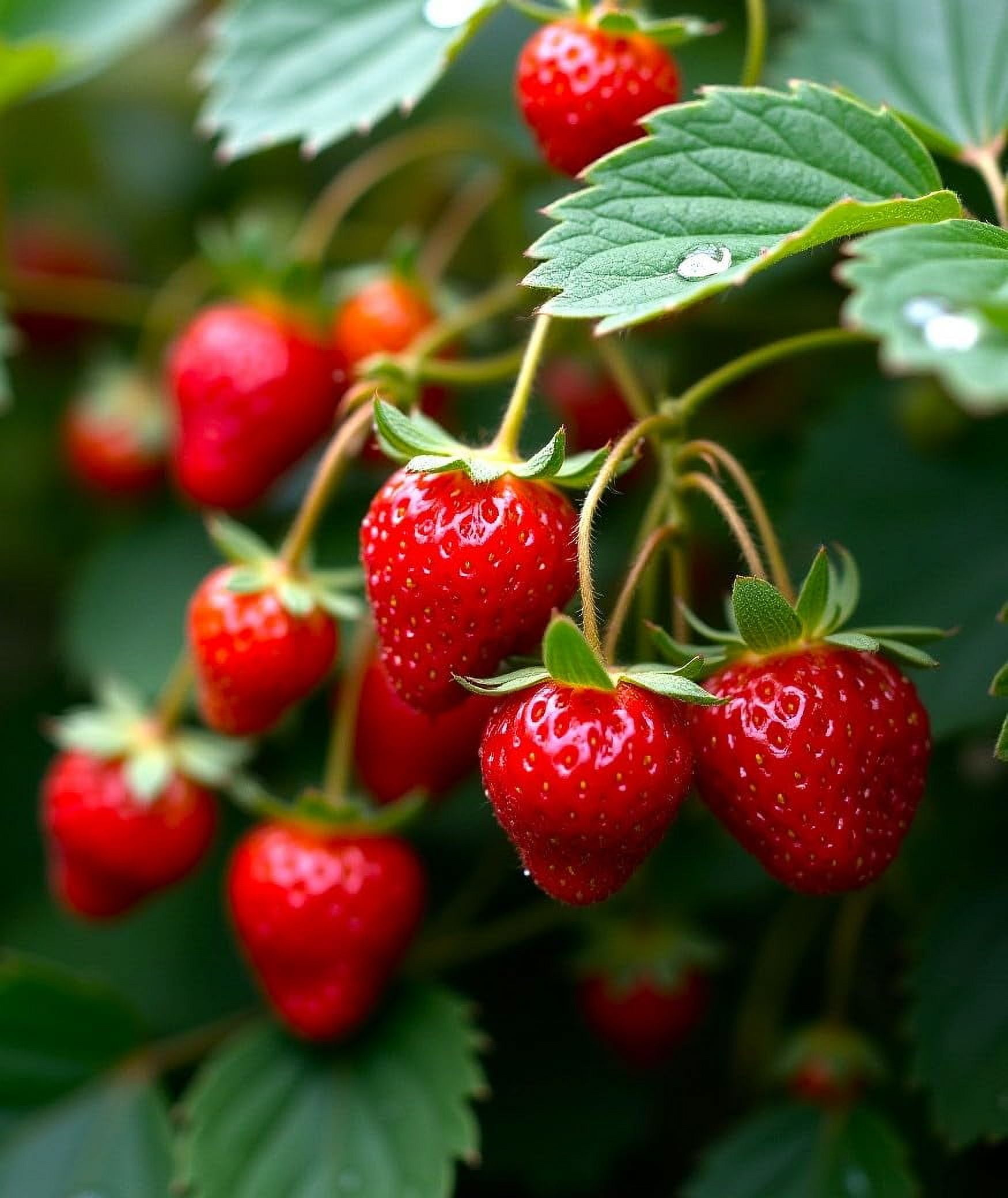 Sweet Wild Strawberry Seeds for Planting MVR1 Fragaria Vesca Fraisier ...