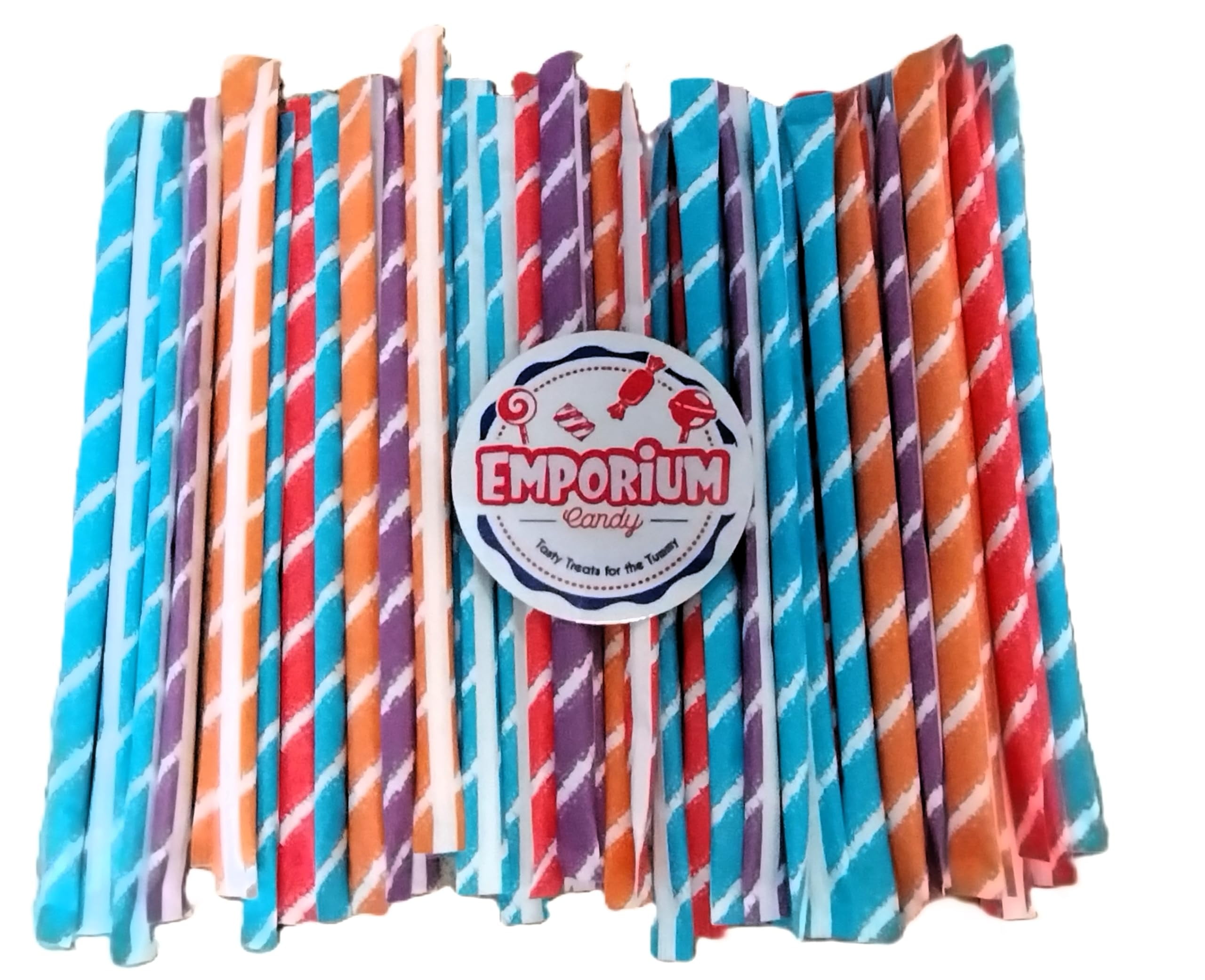 Sweet and Sour Candy BCF26 Powder Filled Straws - 80 Count of Assorted ...