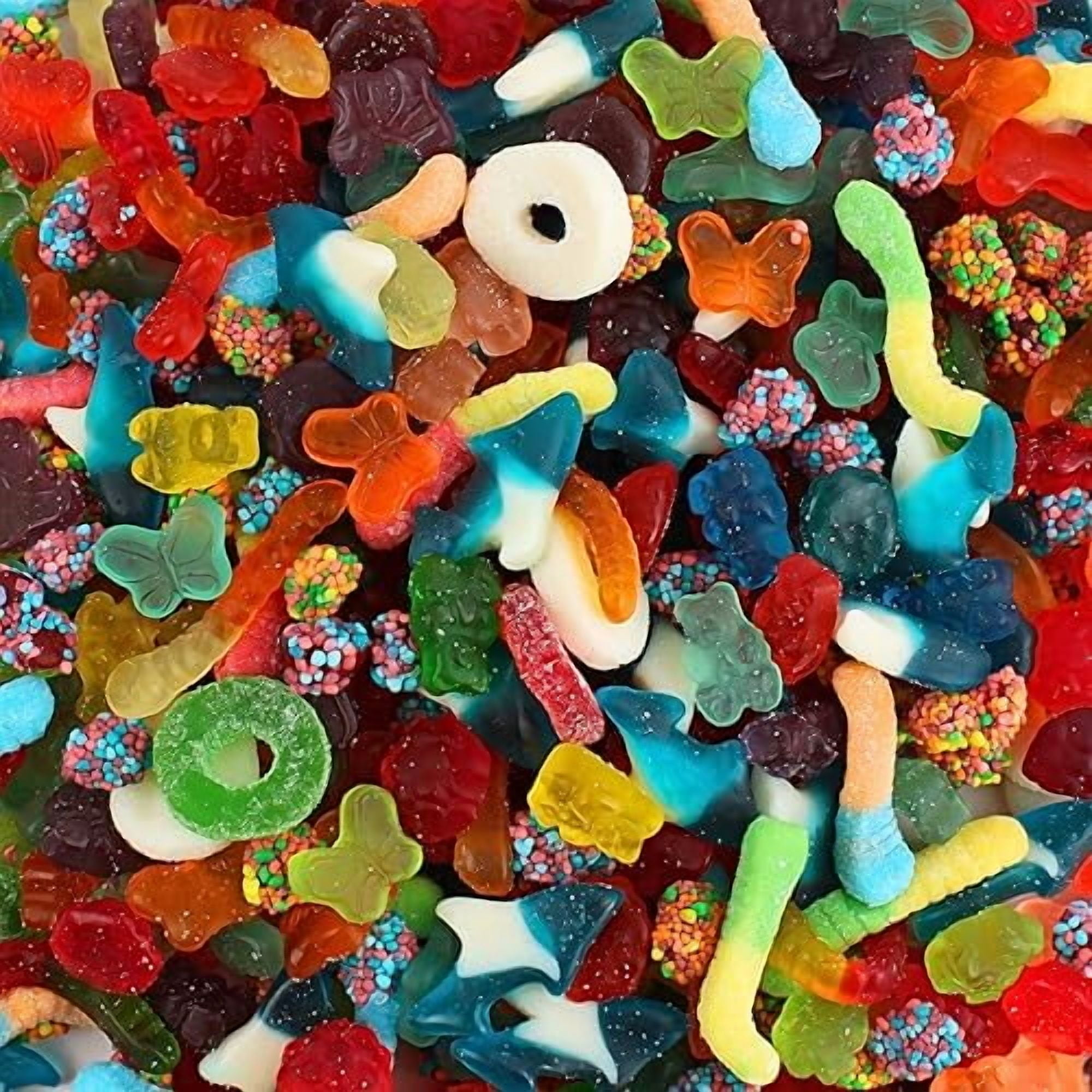 Sweet and Sour Candy Salad Assorted Mix Gourmet Gummy Candy - by Queen ...
