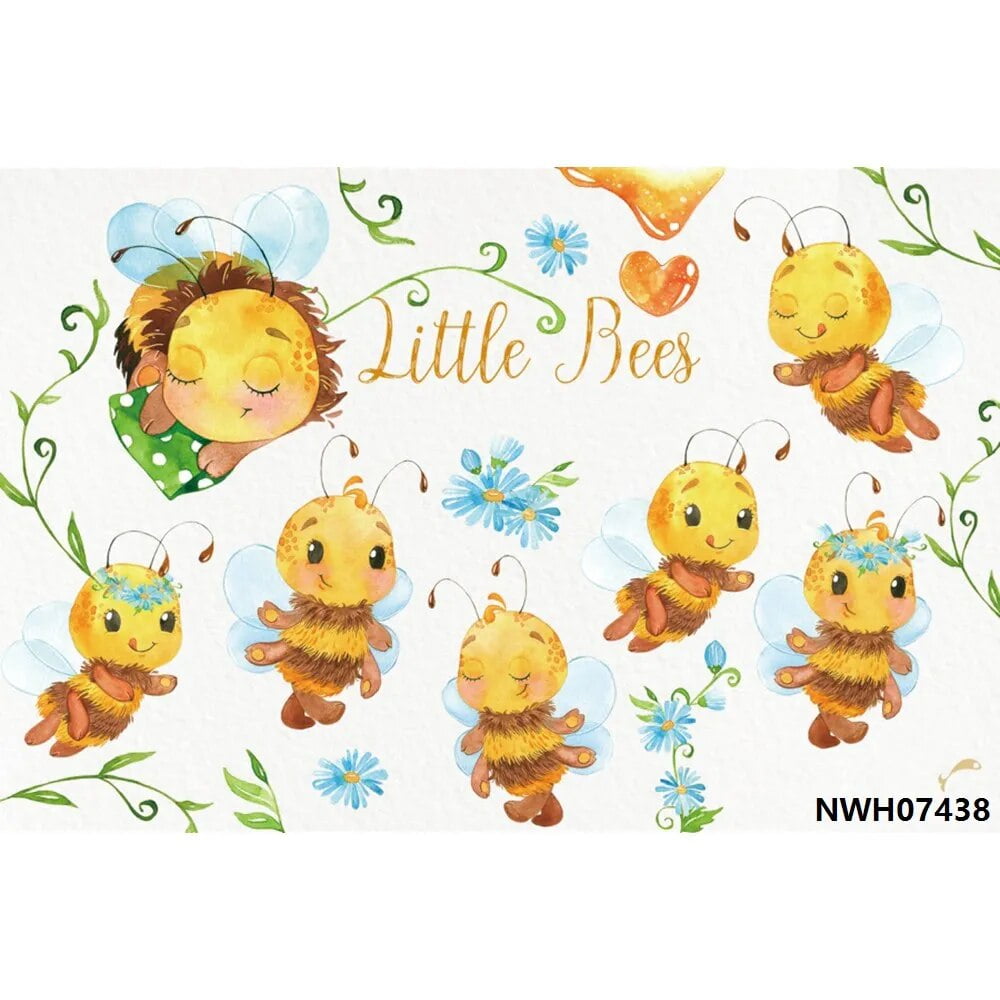 Sweet as Can Bee Photography Backgrounds Sunflowers Honey Bee Newborn ...