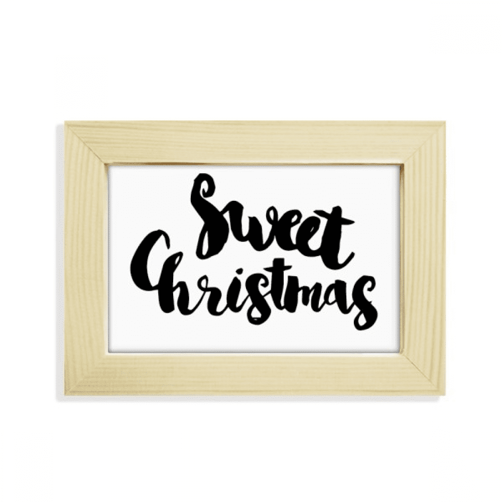 Sweet mas Quote Handwrite Desktop Decorate Photo Frame Picture Art ...