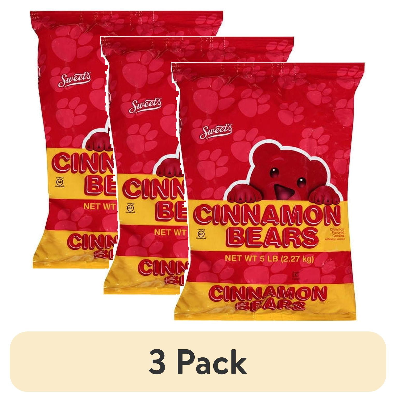 (3 pack) Sweet's Cinnamon Bears Candies, 5 lb. - Walmart.com
