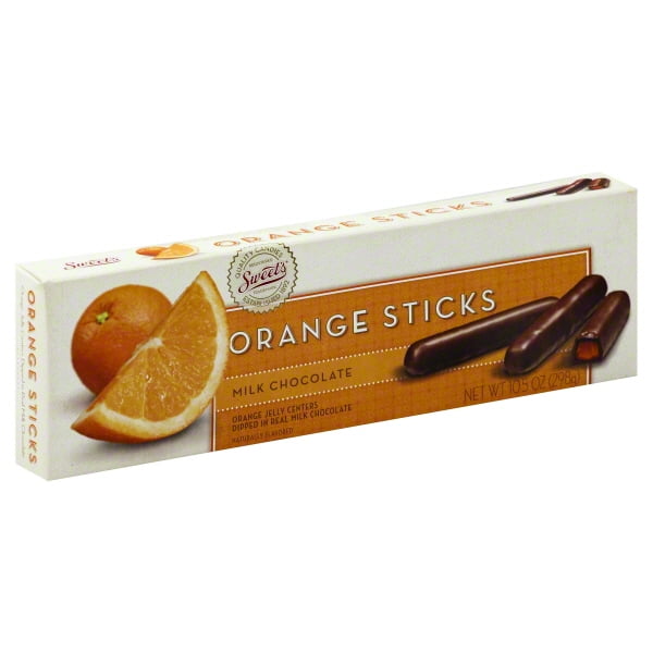 Sweet's Milk Chocolate Orange Sticks box, 10.5 oz - Walmart.com