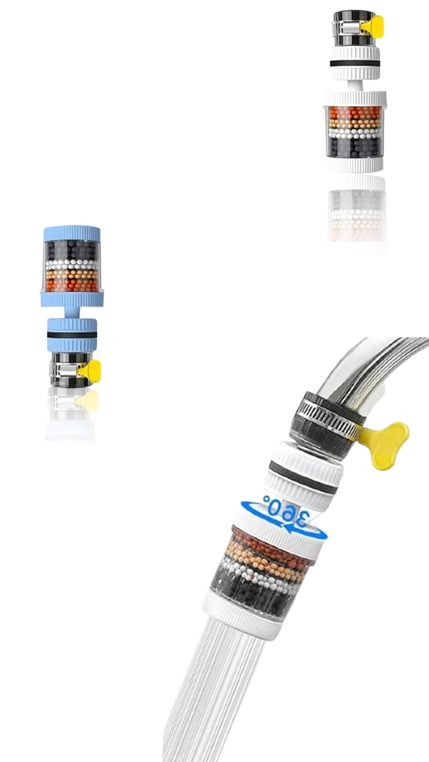 Sweet seven 2 Pack Faucet Water Filter 360 Rotating Sink Faucet Mount ...