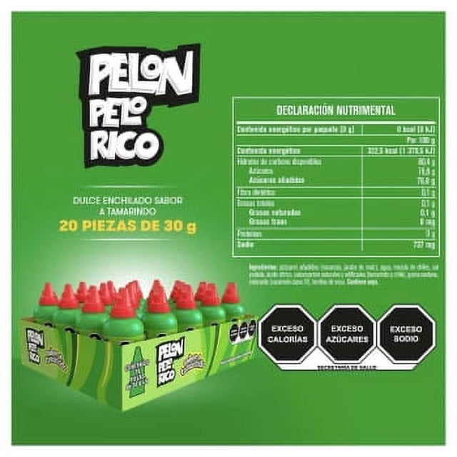 Sweet spicy Pelon Pelo Rico Tamarind Flavor 20 ct - Walmart.com
