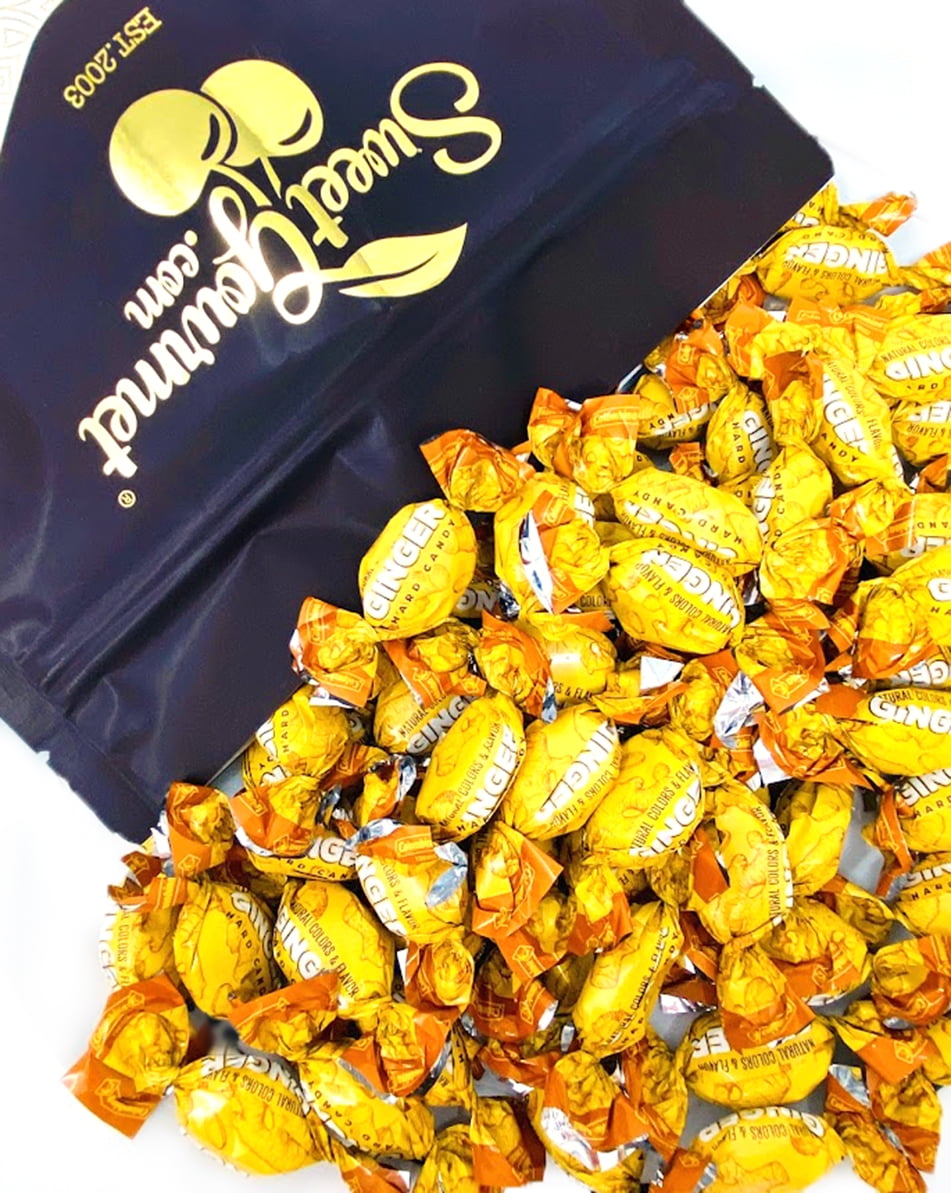 SweetGourmet All Natural Gluten-Free Ginger Drops Hard Candy | Spicy ...