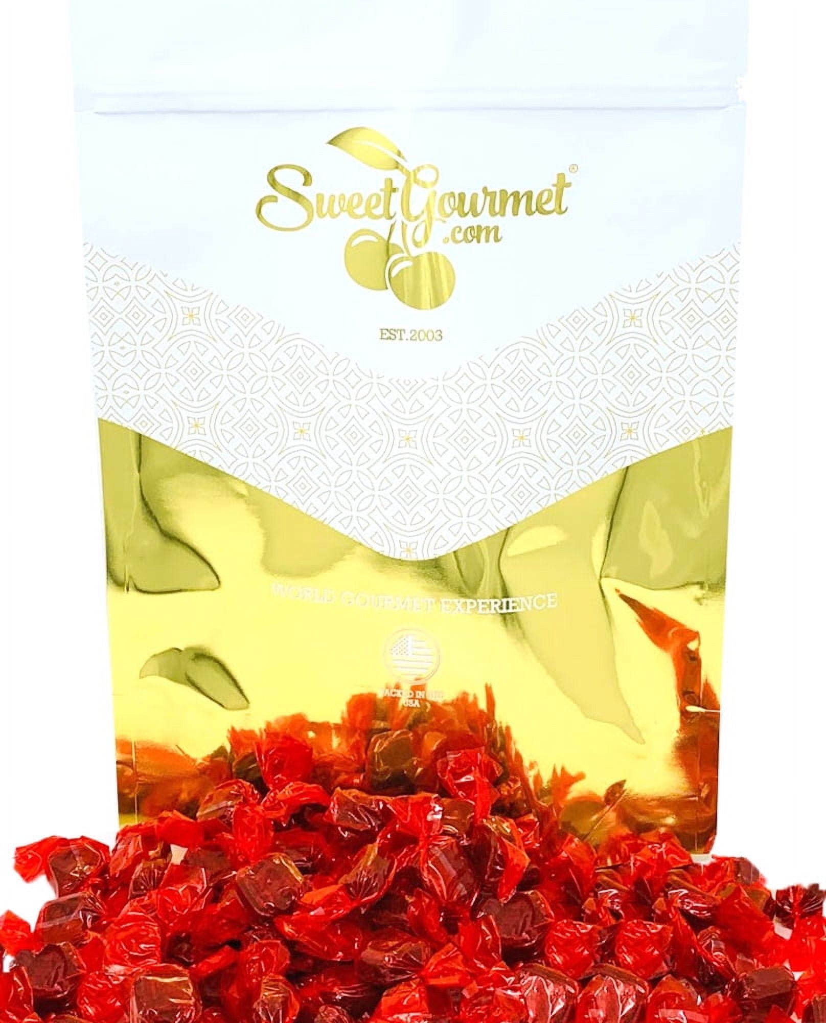 SweetGourmet Anise Squares | Licorice Flavored Hard Candy Wrapped | 4 ...