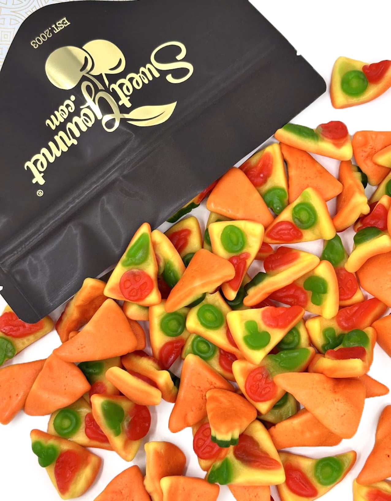 SweetGourmet Gummy Pizza Slices Candy Bulk | 2 Pounds - Walmart.com
