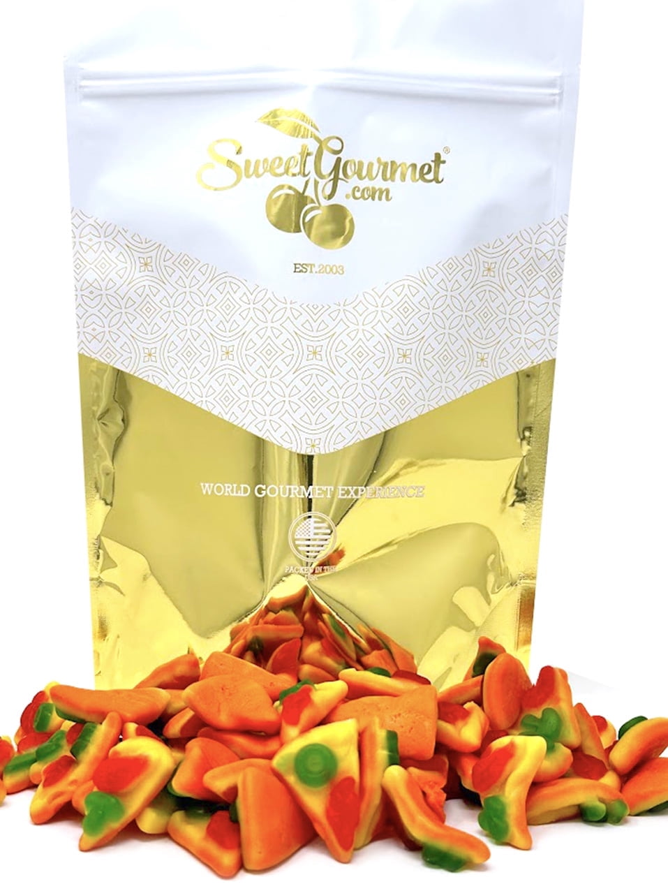 SweetGourmet Gummy Pizza Slices Candy Bulk | 4 Pounds - Walmart.com