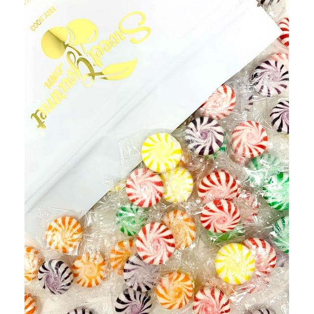 SweetGourmet Assorted Fruit Pinwheels | Individually Wrapped Bulk Hard ...