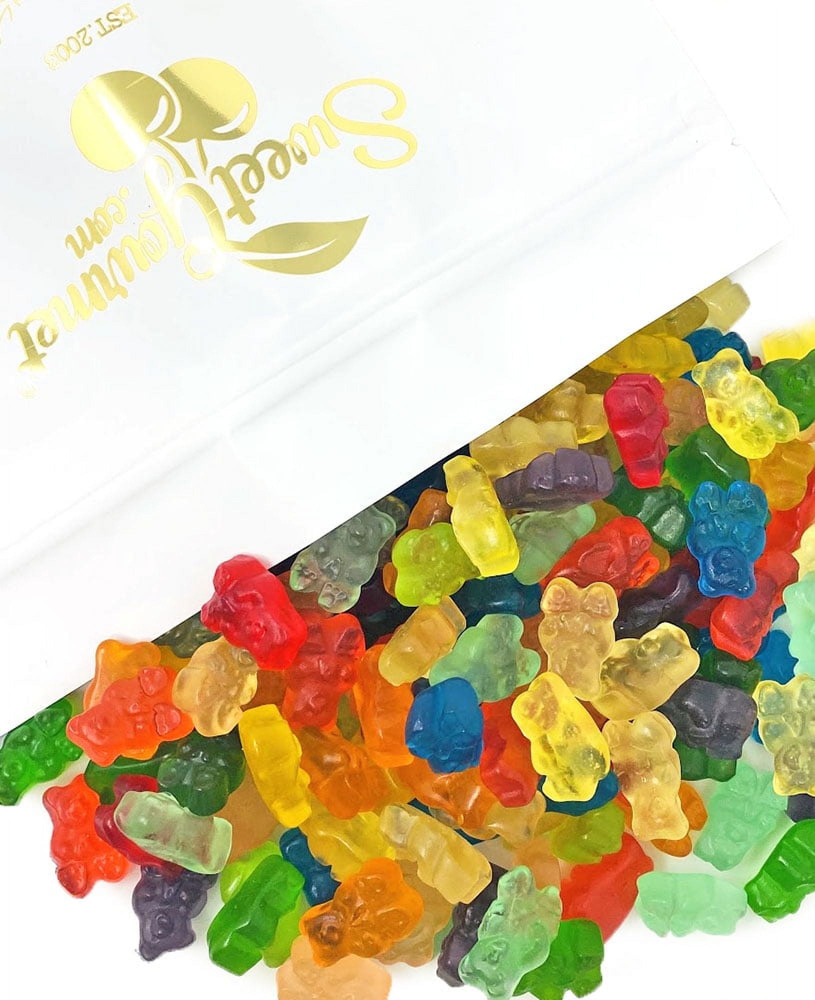 Sweet Gourmet Assorted Gummy Bears, 12 Flavors, Bulk Candy, 4 Pounds ...