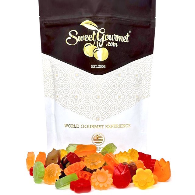 SweetGourmet Awesome Blossoms Spring Flower Gummy Candy | 1 Pound ...