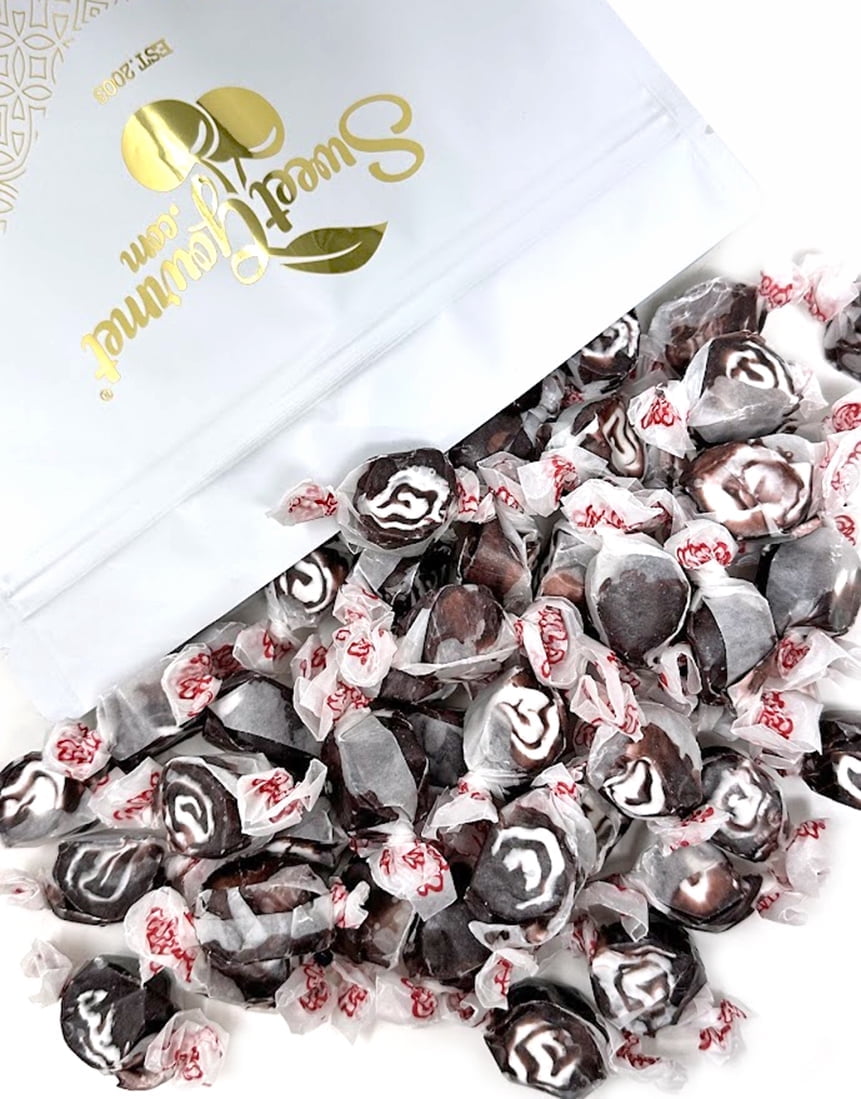 SweetGourmet Black Taffy | Salt Water Licorice Chewy Candy Bulk | 2 ...