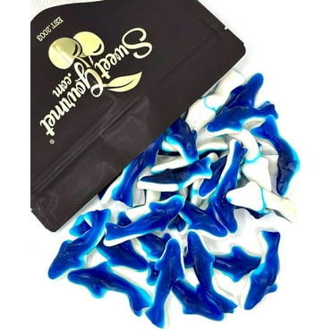 Crazy Outlet Blue Baby Sharks Gummy Candy, Blue Raspberry Flavor, Sea ...
