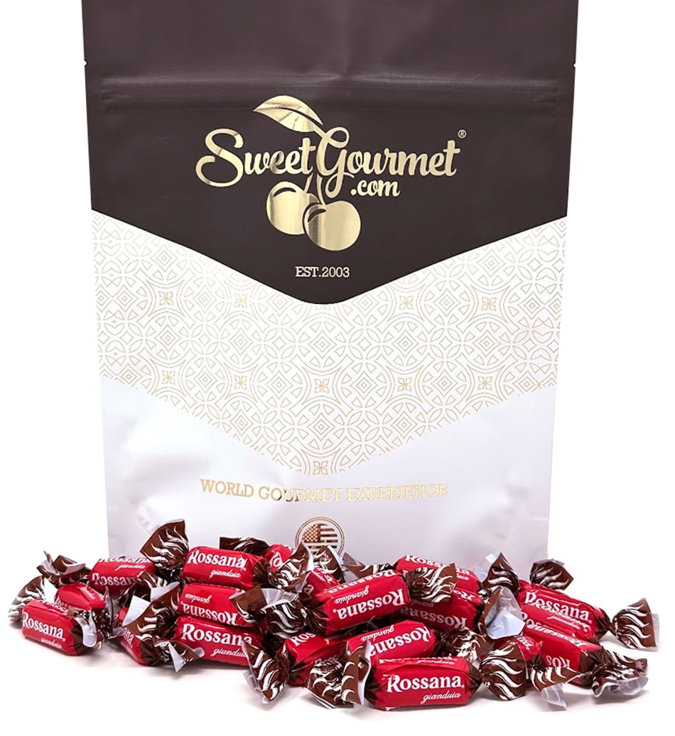SweetGourmet Rossana Chocolate-Hazelnut Filled Italian Premium Hard ...