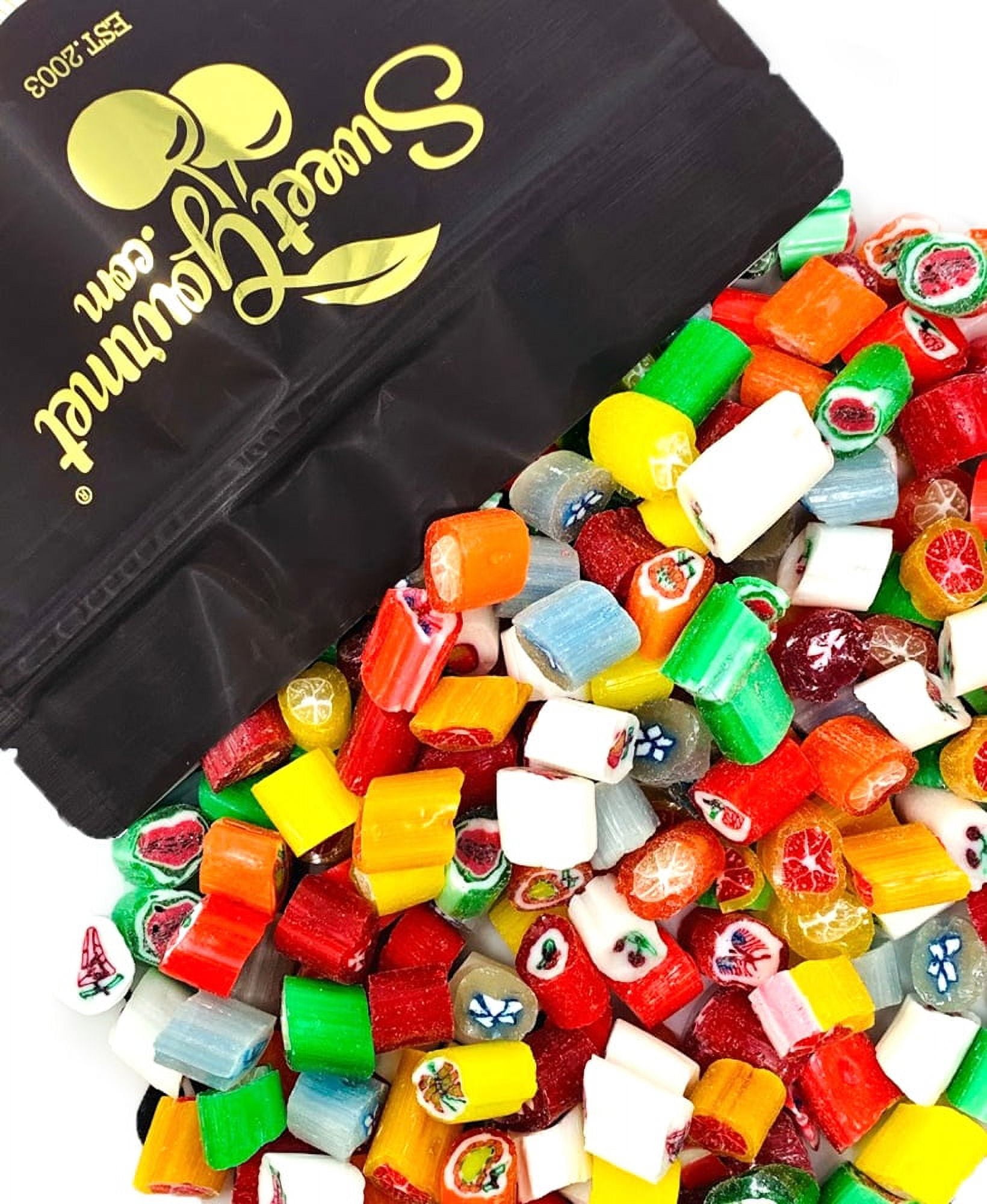 SweetGourmet Original Christmas Cut Rock Candy | Old Fashioned Seasonal Retro Candy | Bulk 2 Lbs ...