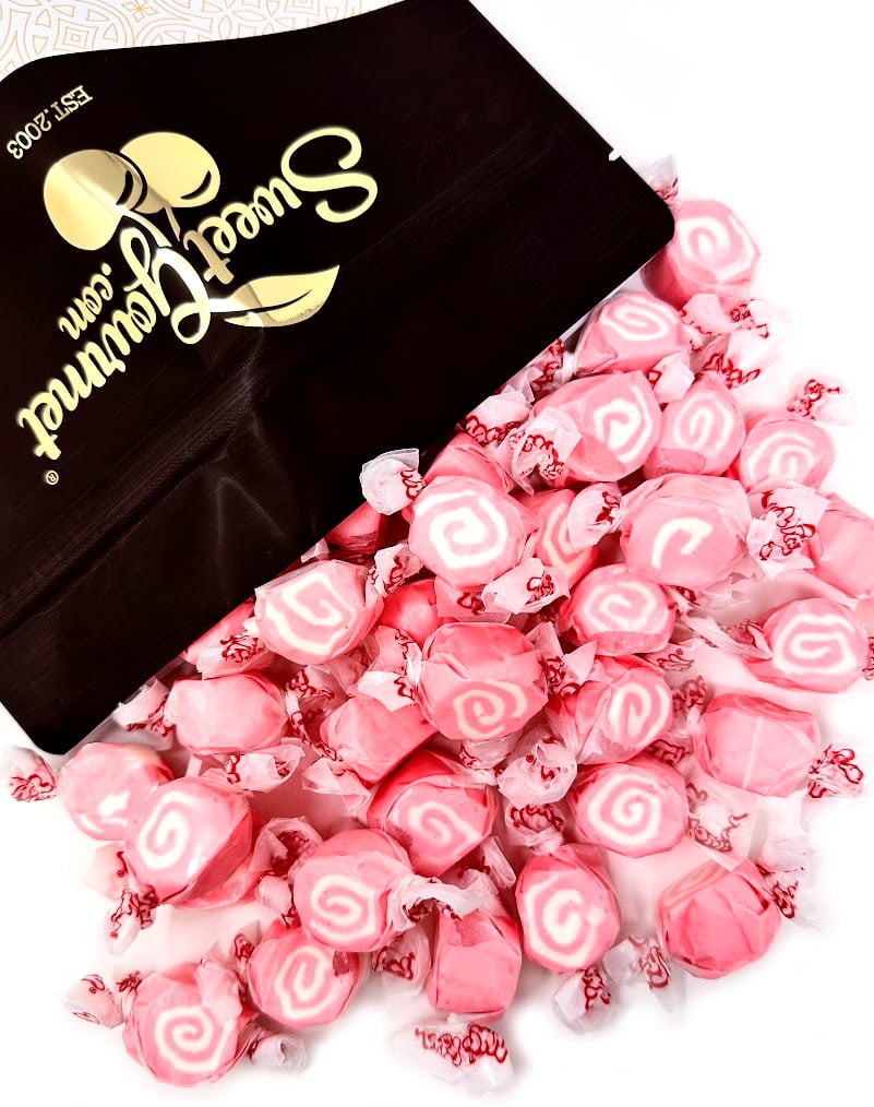 SweetGourmet Cinnamon Salt Water Taffy Wrapped Bulk Candy, 1 Pound ...