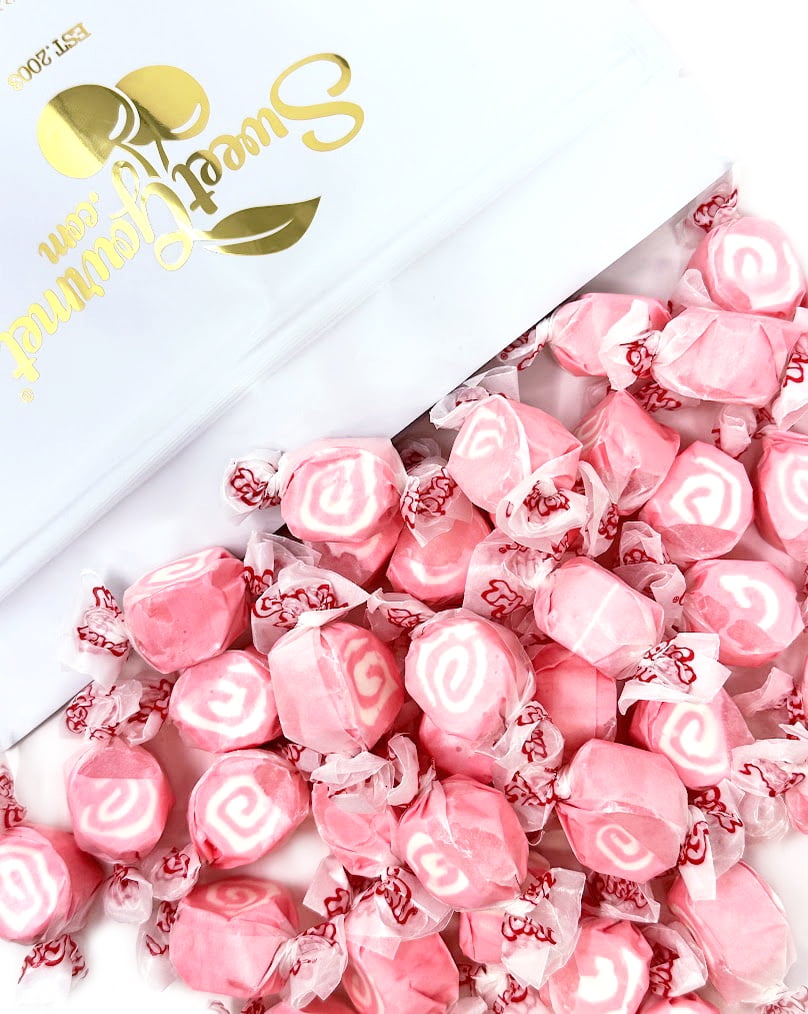 SweetGourmet Cinnamon Salt Water Taffy Wrapped Bulk Candy, 2 Pounds ...